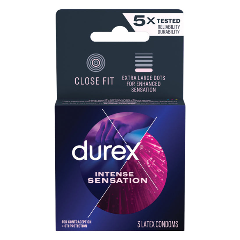 Durex Intense Sensation (3 Pack) – Toys 18+